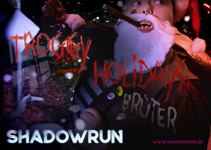 Christmas post cards from the Pegasus Advent calendar : r/Shadowrun
